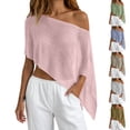 Breezora Women's Tanks, Batwing Sleeve Crochet Knit Crop Top, Sheer ...