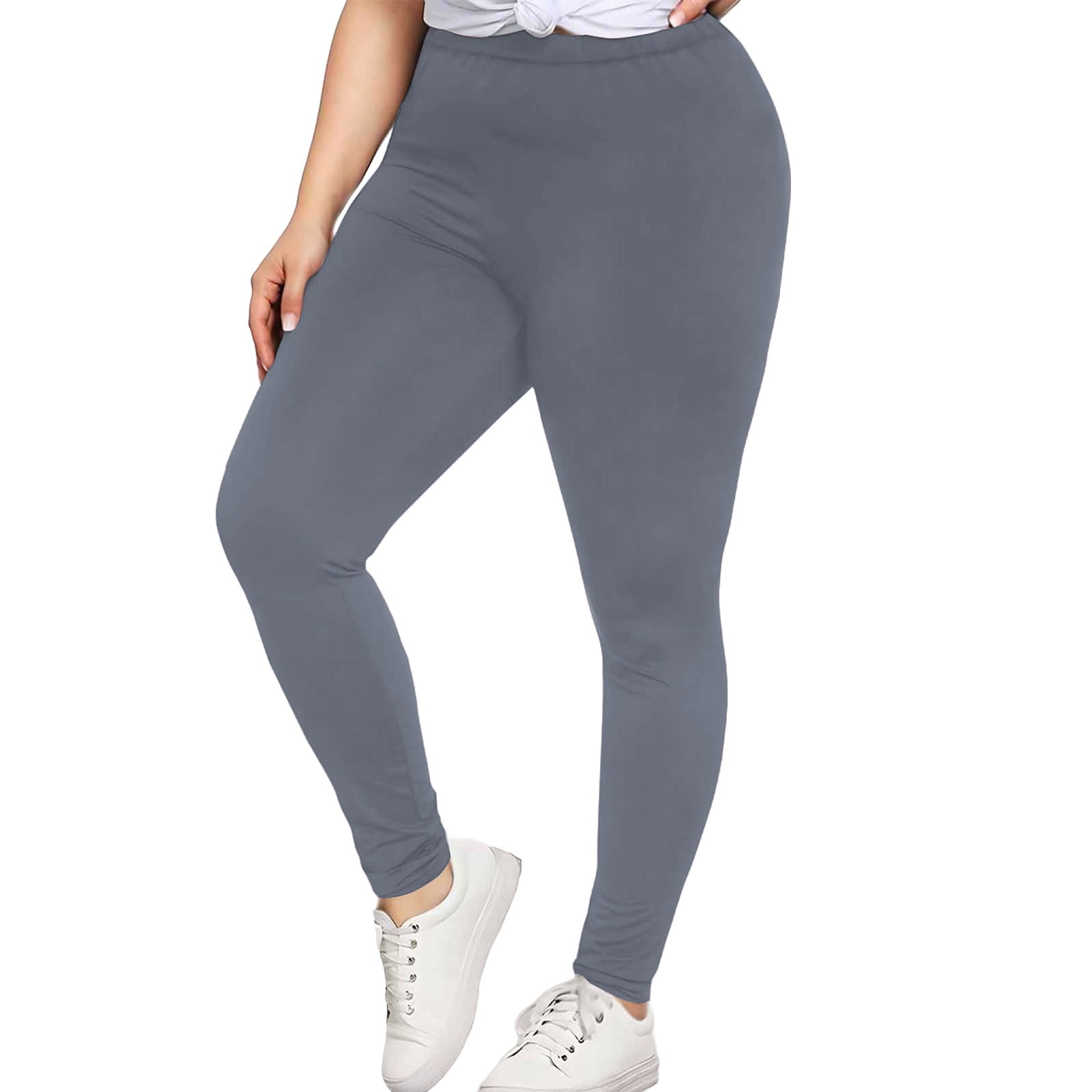 Breezora Women's Trendy High Waisted Yoga Pants for Gym Workouts with ...