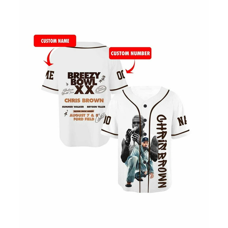 chris brown button up