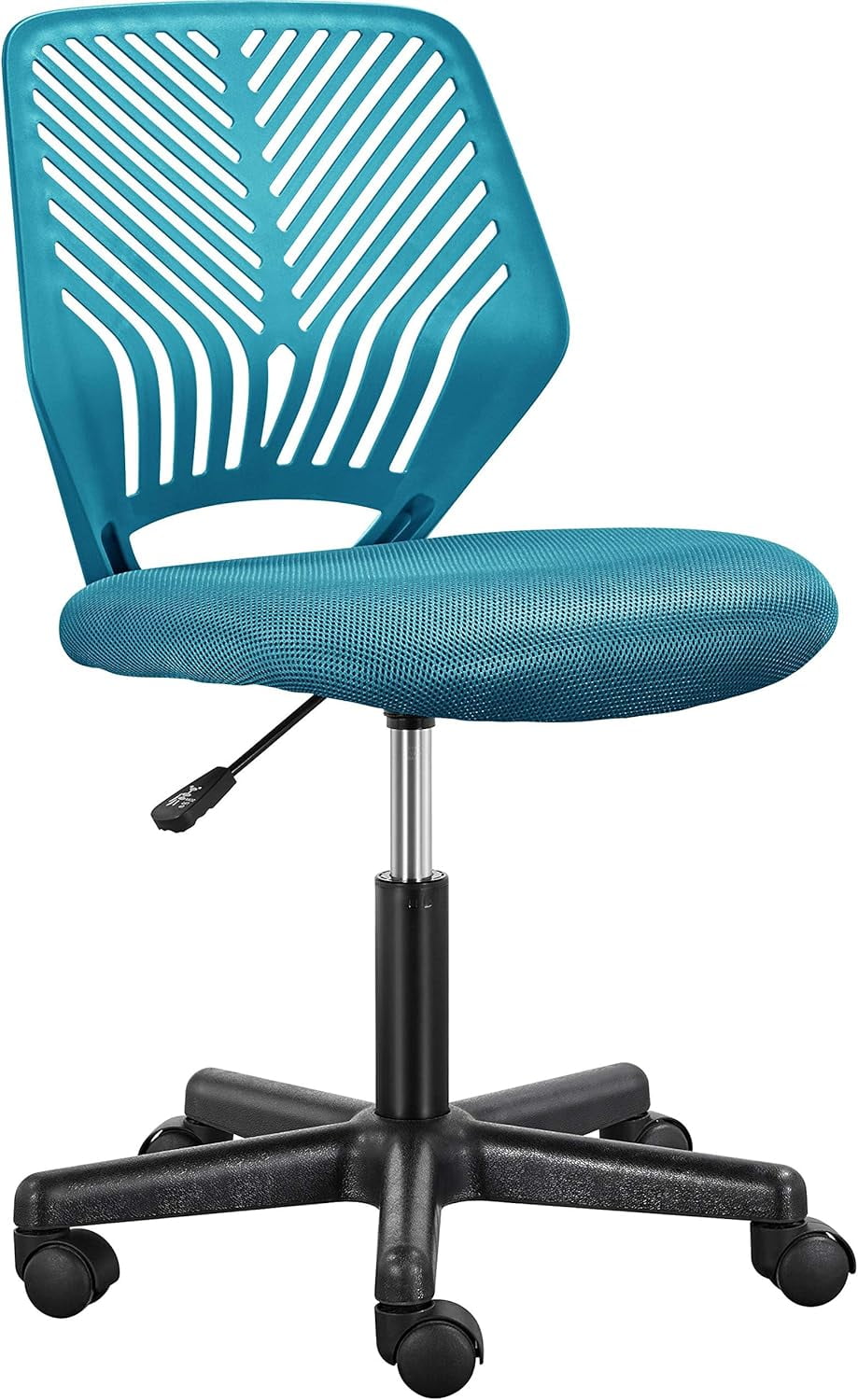 Breezy Living Armless Office Chair, Ergonomic Task Chair with Lumbar ...