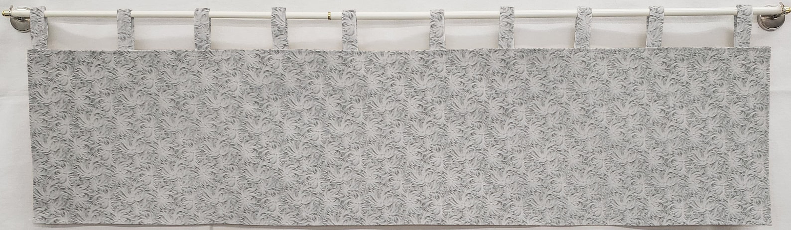 Breezy Swirl Tab Top Valances by Penny's Needful Things (Lined) (12 ...