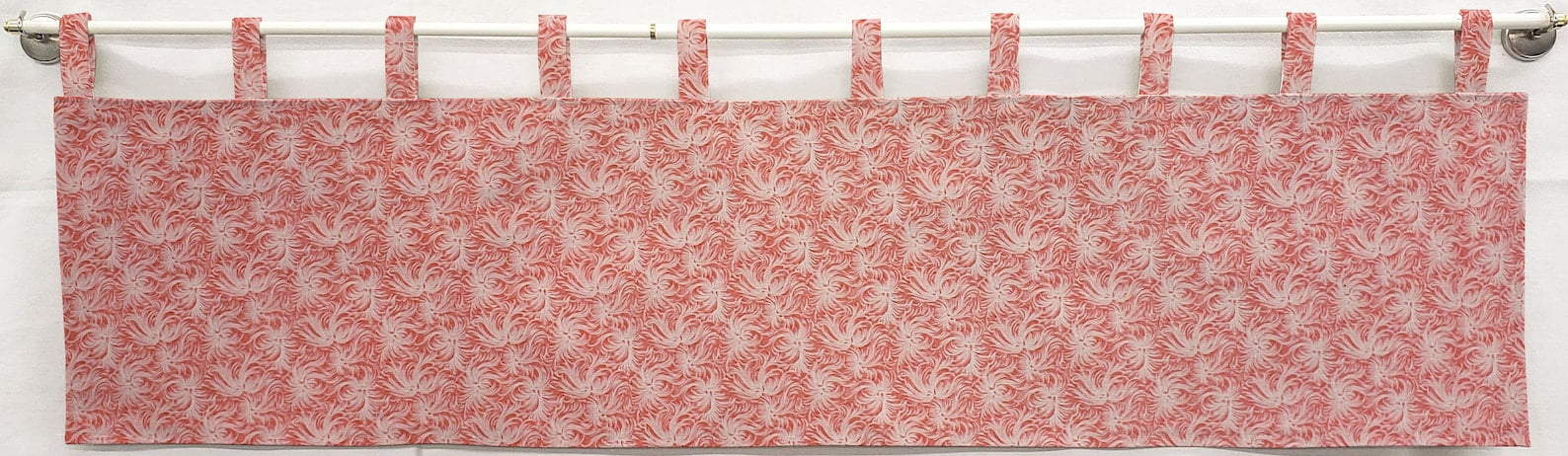 Breezy Swirl Tab Top Valances by Penny's Needful Things (Lined) (15 ...