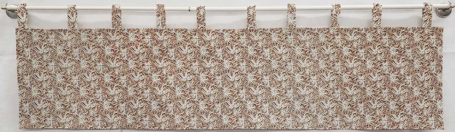 Breezy Swirl Tab Top Valances by Penny's Needful Things (Lined) (15 ...