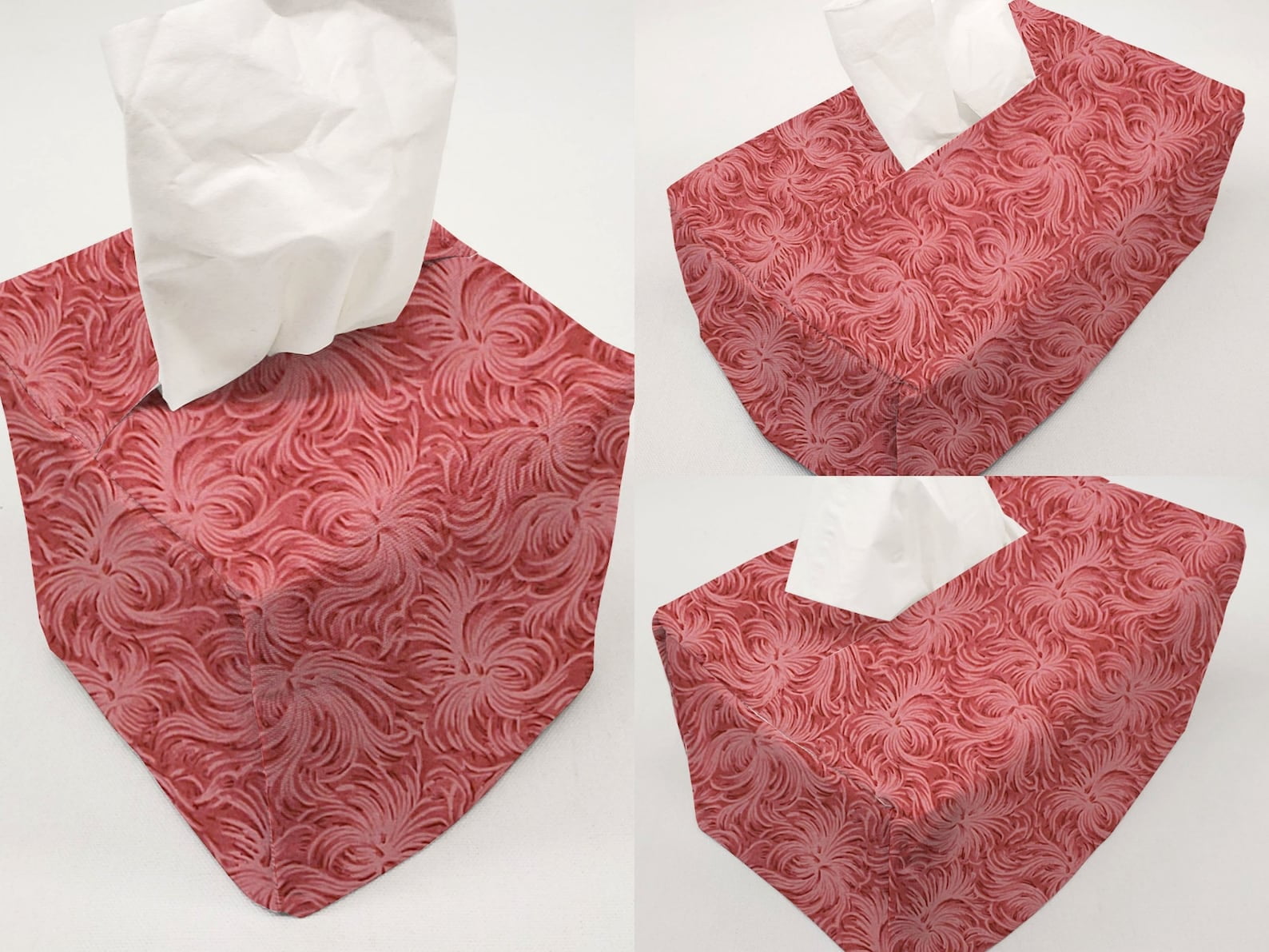 Breezy Swirl Tissue Box Cover by Penny's Needful Things (Tall Rectangle ...