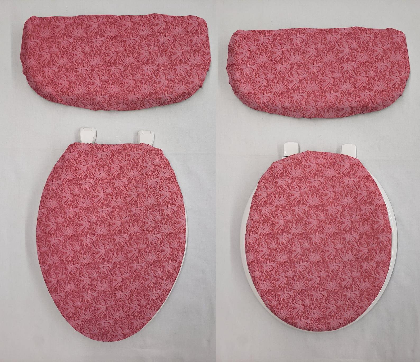 Breezy Swirl Toilet Seat Lid and Tank Cover Set by Penny's Needful ...