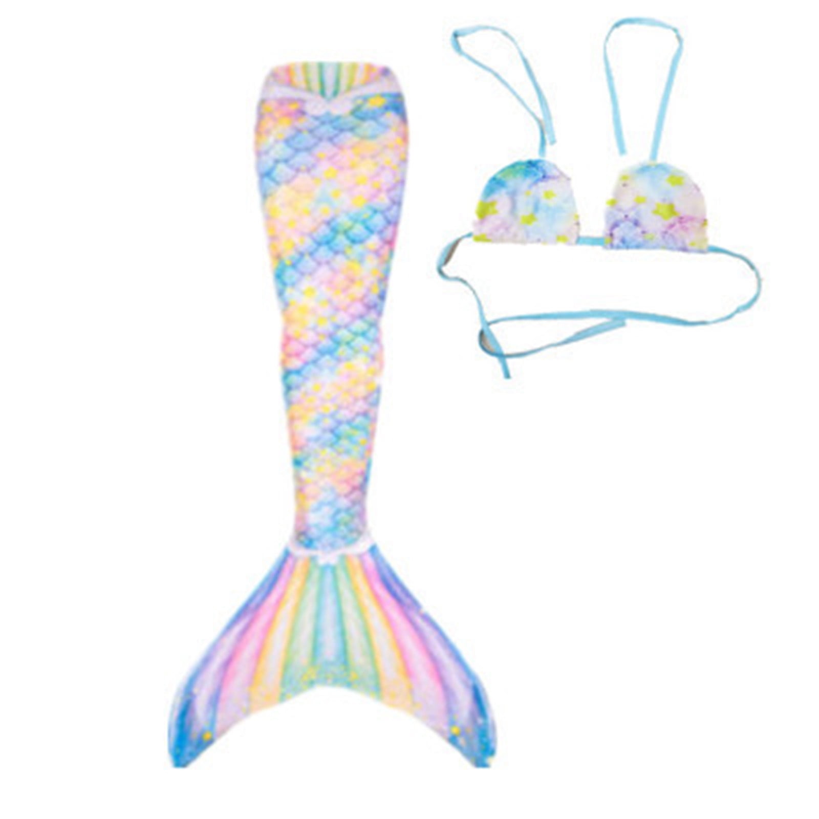 BreezyBloom Girls Bikinis Swimsuits Beach Tail Swimwear UPF 50+ Bathing ...