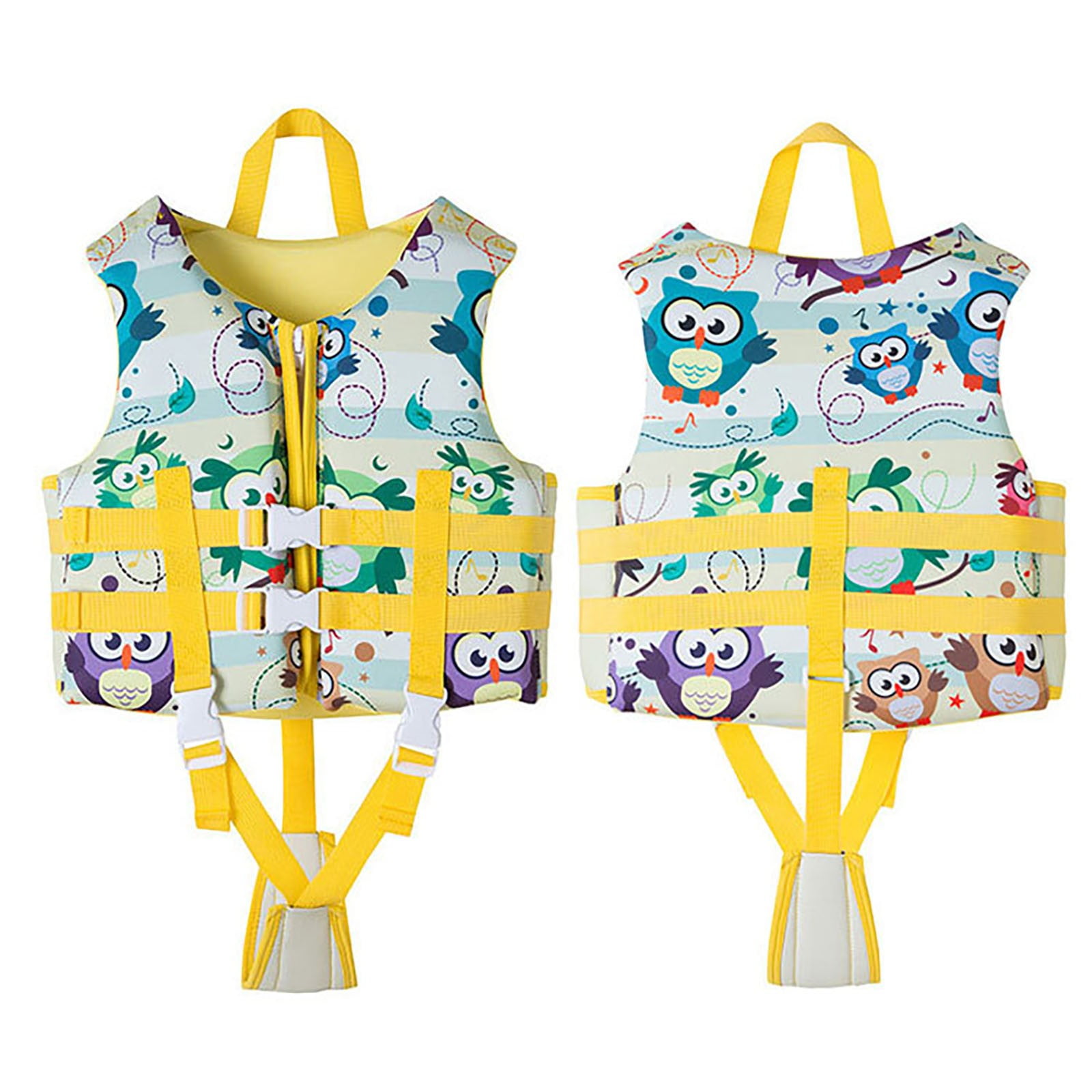 BreezyBloom Kids Swimming Life Vest Training Jacket Floatation Swimsuit ...
