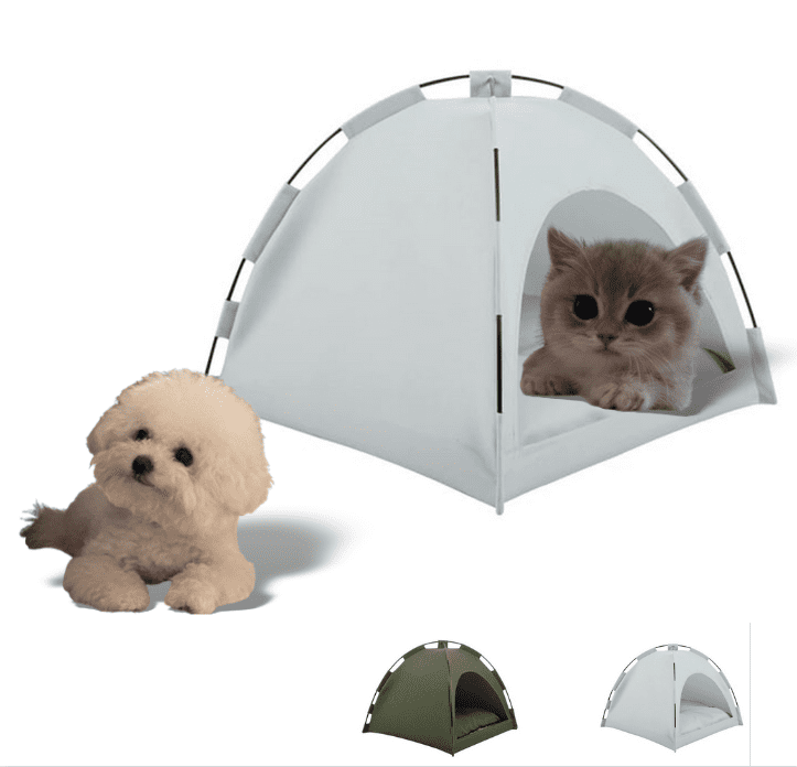 BreezyDen Pop-Up Pet Tent – Portable Hideaway for Cats & Small Dogs ...