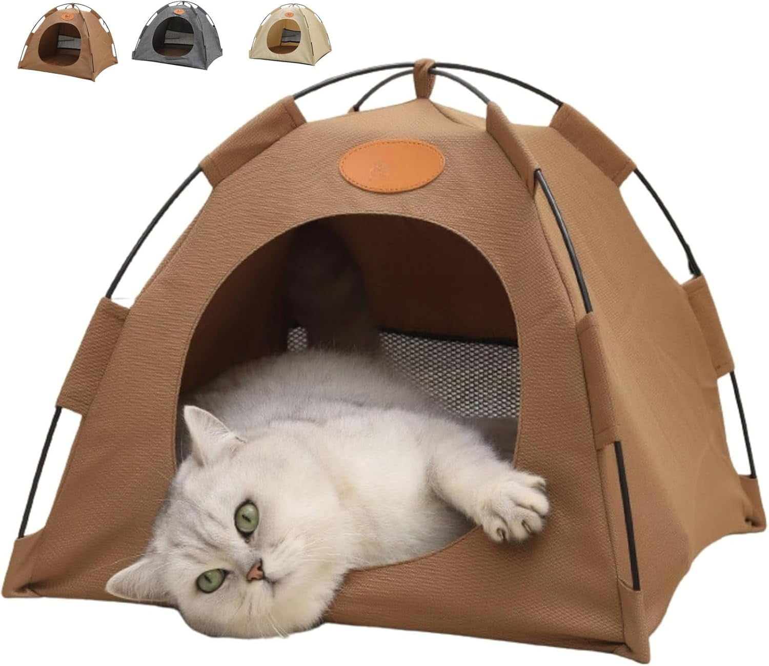 Breezyden Pop - Up Pet Tent, Portable Hideaway for Cats, Small Dogs ...