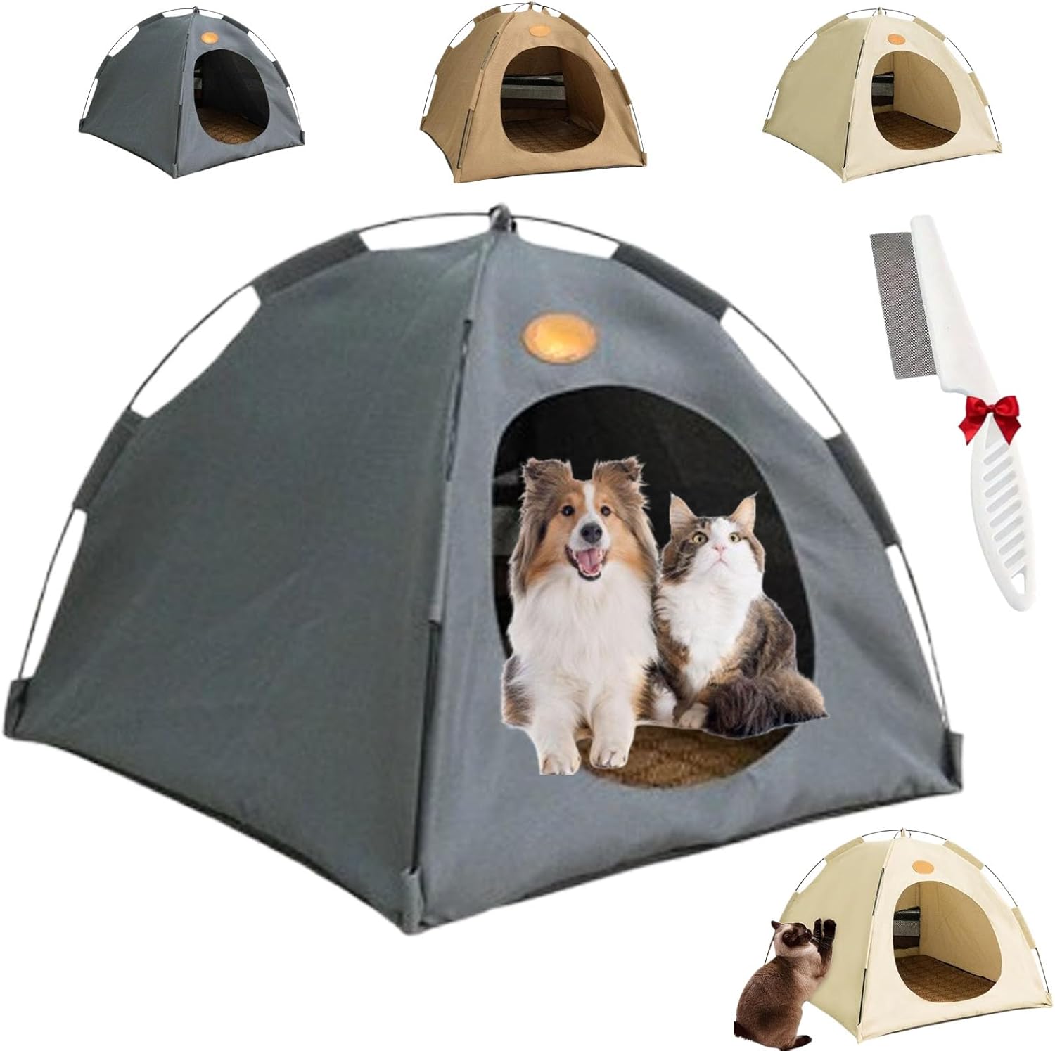 Breezyden Pop-Up Pet Tent – Portable Hideaway for Cats & Small Dogs ...