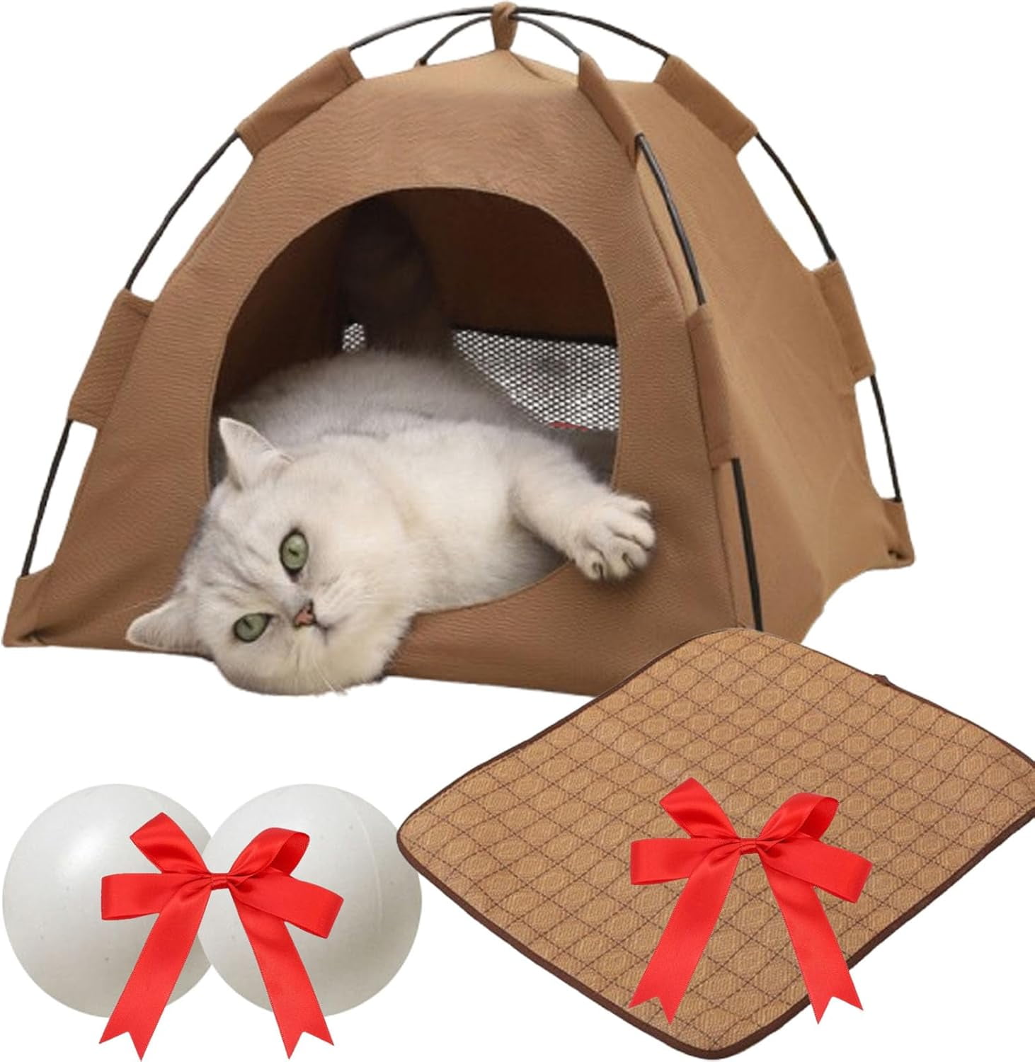 Breezyden Pop-Up Pet Tent – Portable Hideaway for Cats & Small Dogs ...