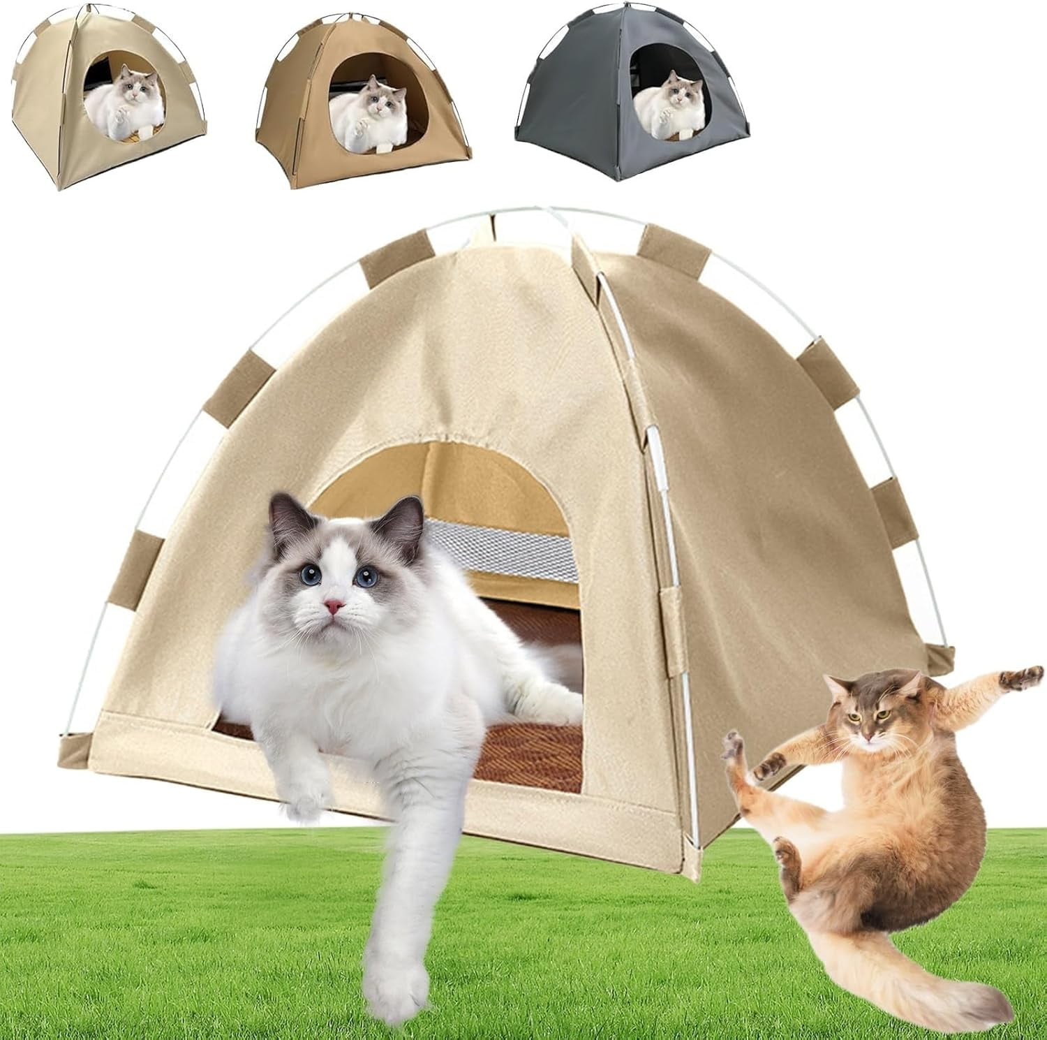 Breezyden Pop-Up Pet Tent – Portable Hideaway for Cats & Small Dogs ...