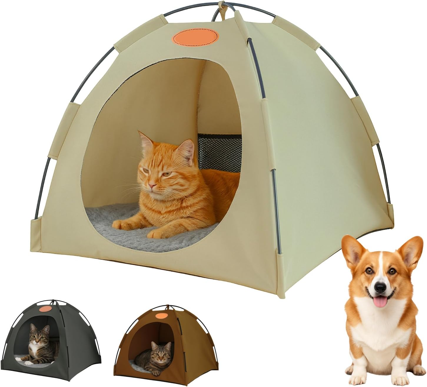 Breezyden Pop-Up Pet Tent – Portable Hideaway for Cats & Small Dogs,Pet ...