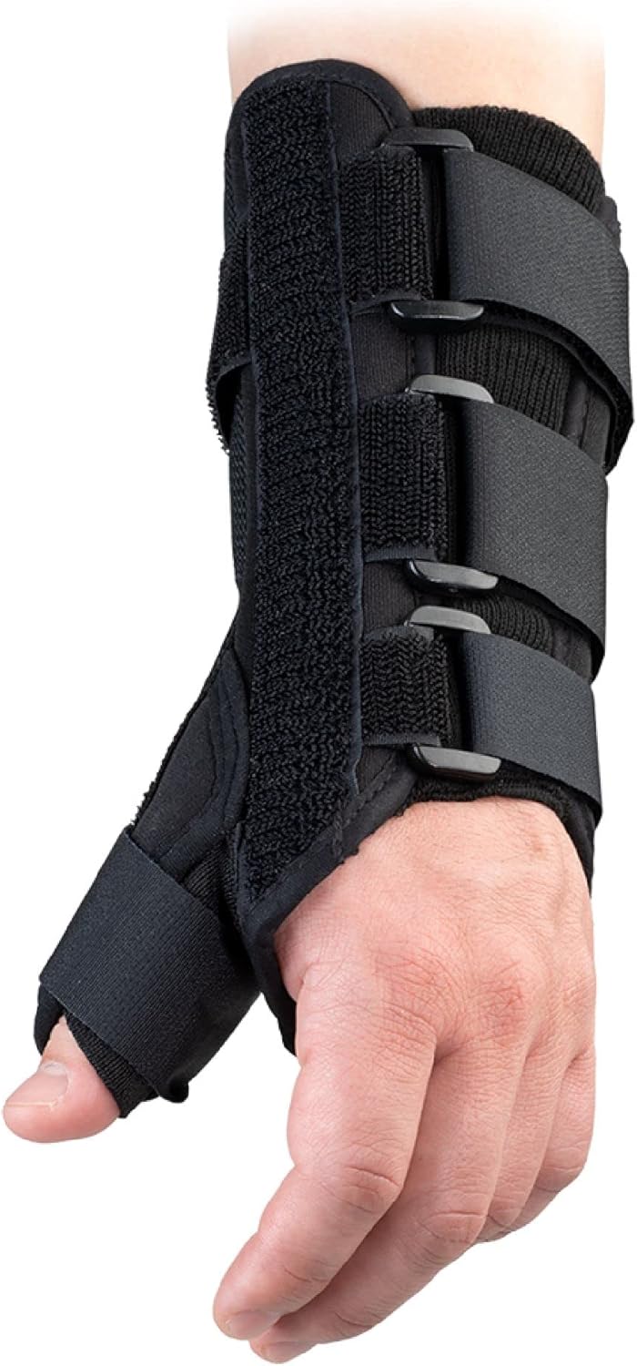 Breg Classic Wrist Brace with Thumb Spica (Left Wrist, Small) - Walmart.com