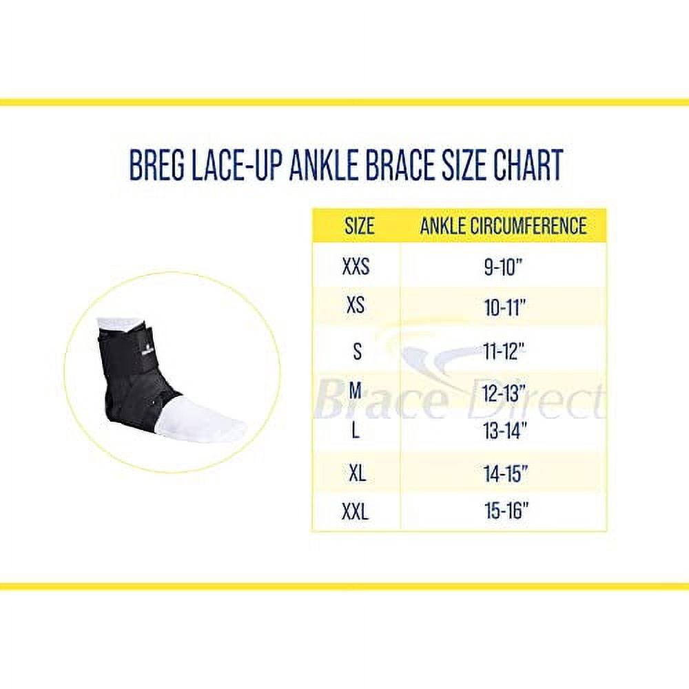 Breg Lace-Up Ankle Brace (Small) - Walmart.com