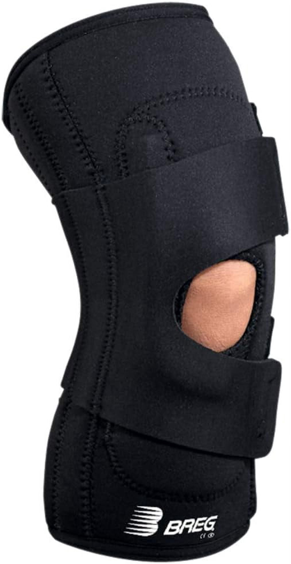 Breg Lateral Stabilizer with Hinge Soft Knee Brace, Neoprene - Walmart.com