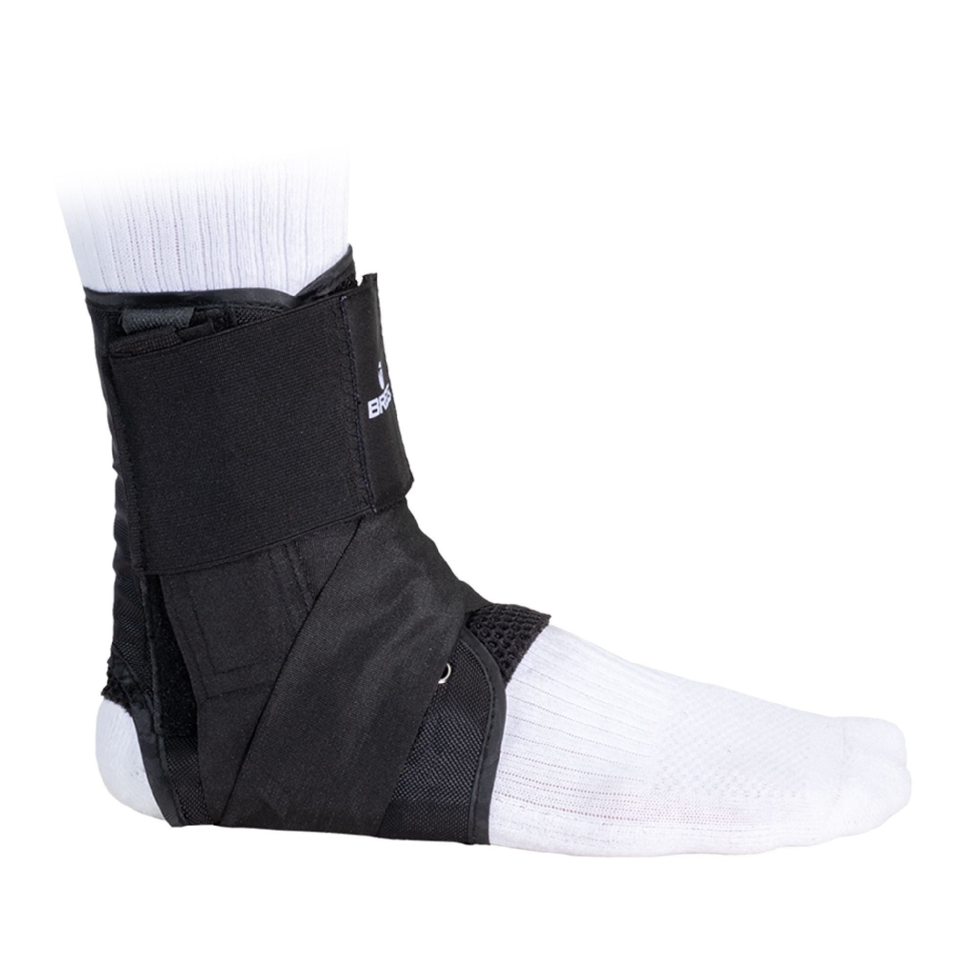 Breg Reinforced Lace-Up Ankle Brace with Stays L1902 - Walmart.com