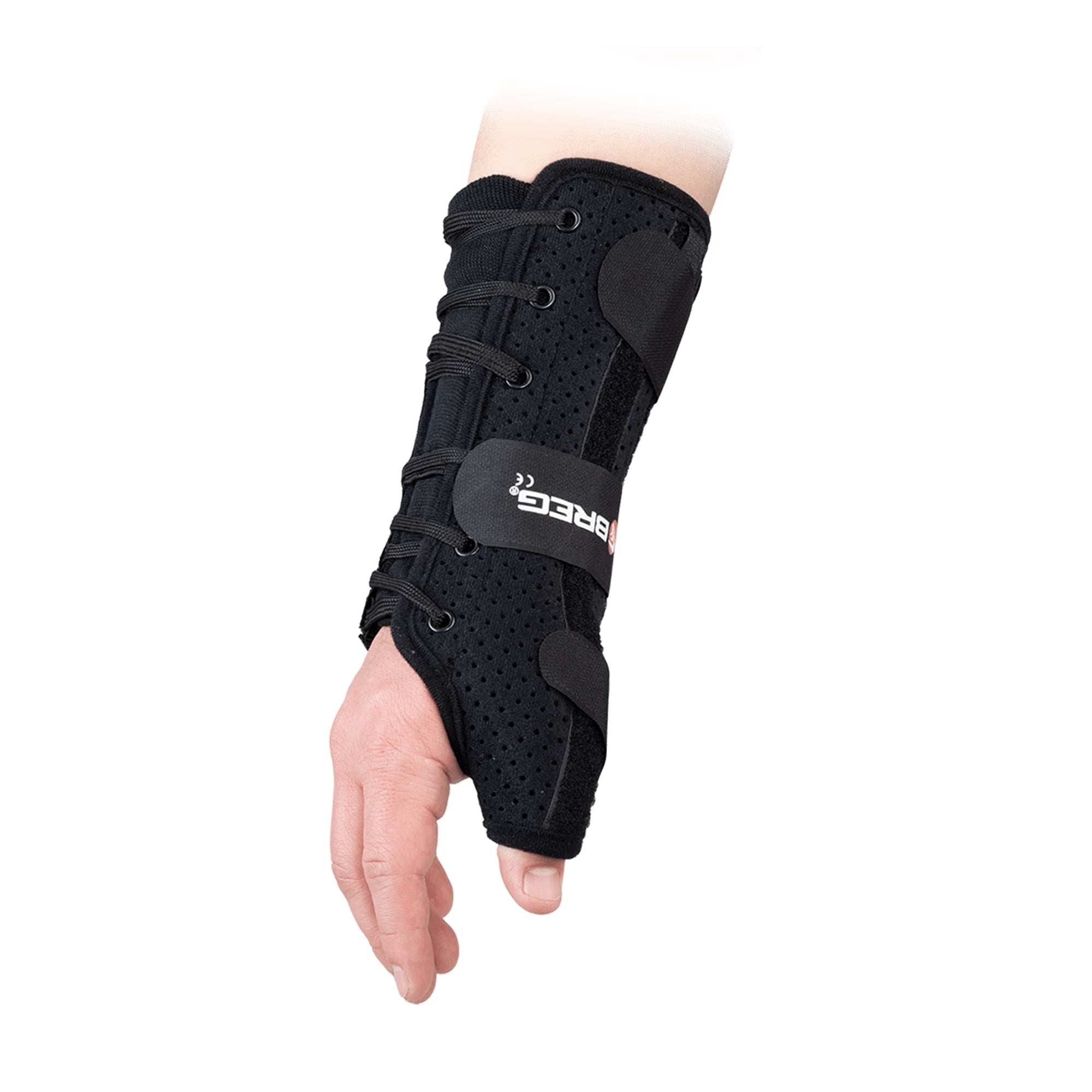 Breg Universal Wrist Brace with Thumb Spica - Adjustable Wrist Support ...