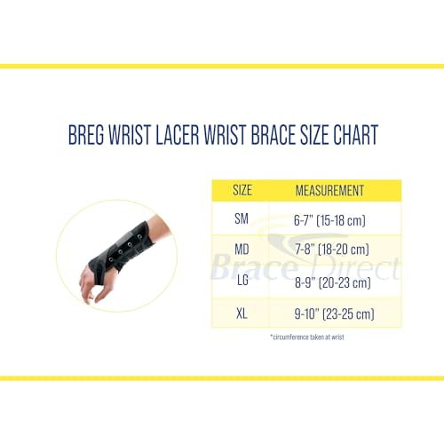 Breg Wrist Lacer Wrist Brace, 8" Lenght (Right Medium) - Walmart.com