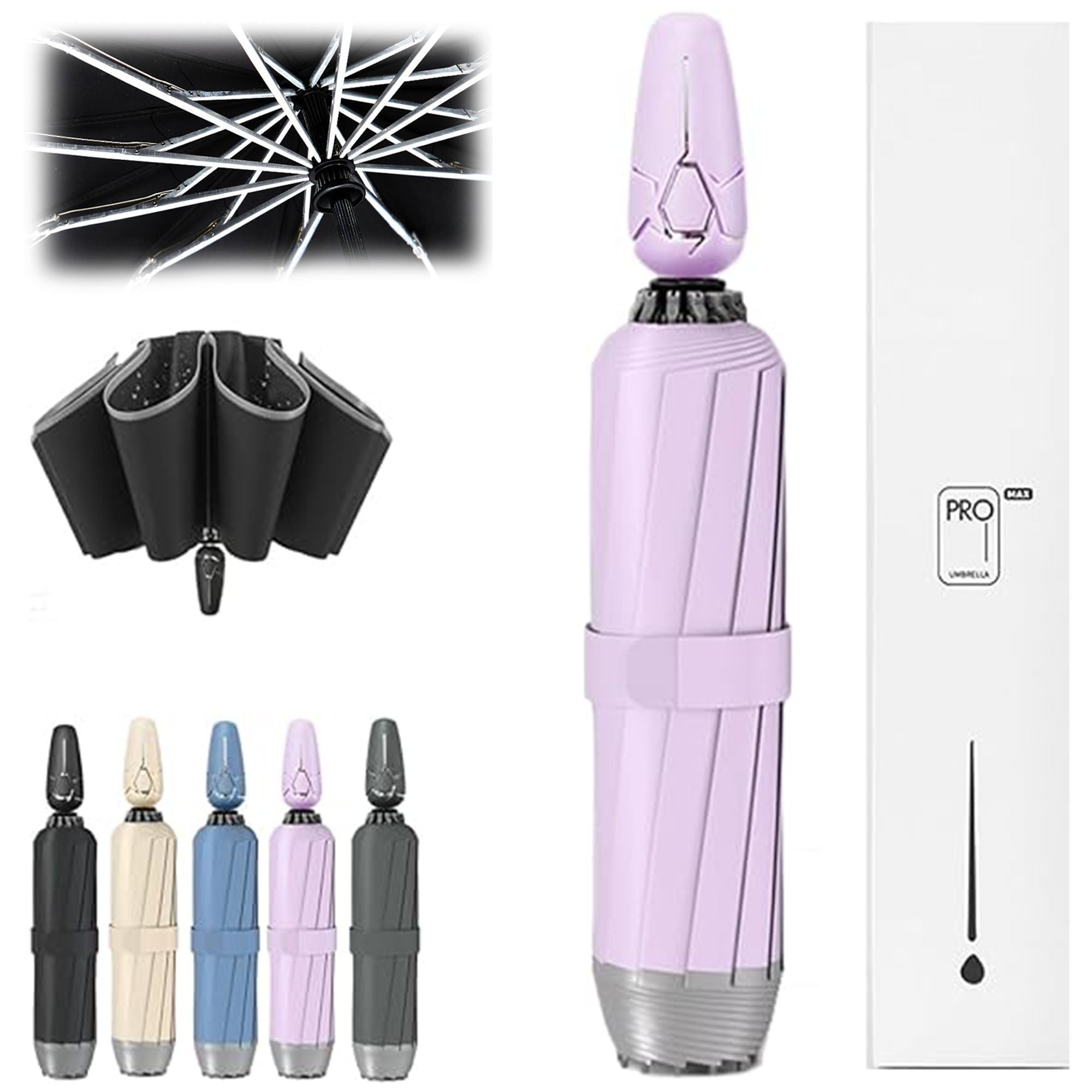 Breliio Umbrella - Mini Clip Umbrellas, Breliio Travel Umbrella ...