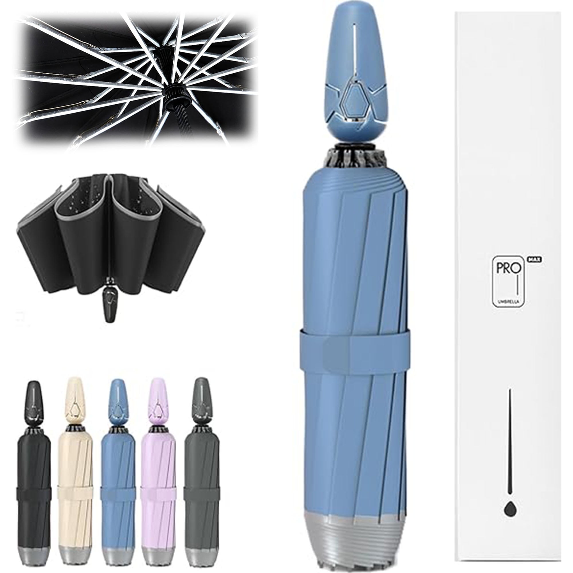 Breliio Umbrella - Mini Clip Umbrellas, Breliio Travel Umbrella ...