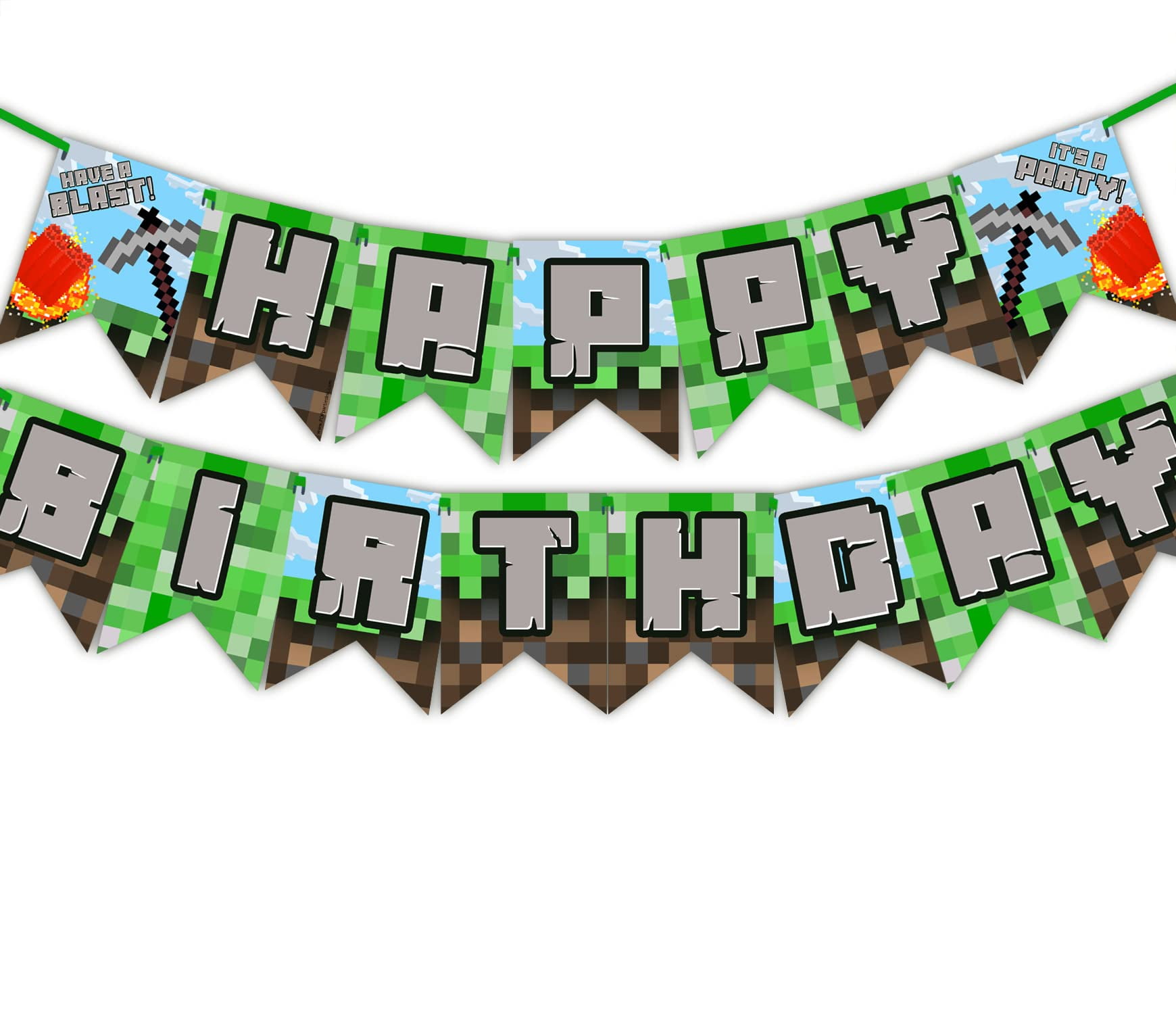 Breling 4 Pcs Hero SSF20 Birthday Party Banner Decorations Hero Paper ...