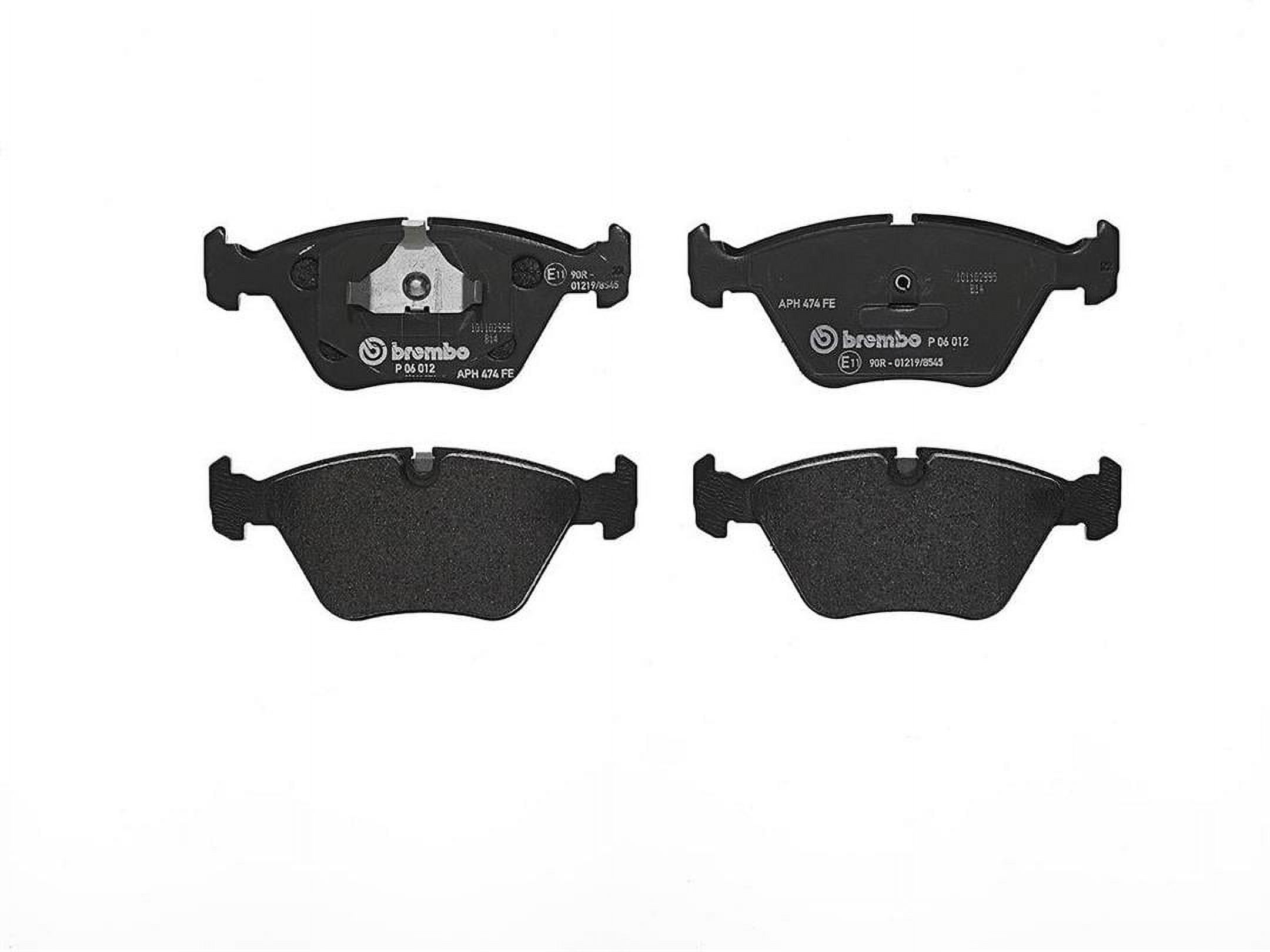 Brembo P06012 Low-Met Front Disc Brake Pad Set BMW OE# 34111162535 ...