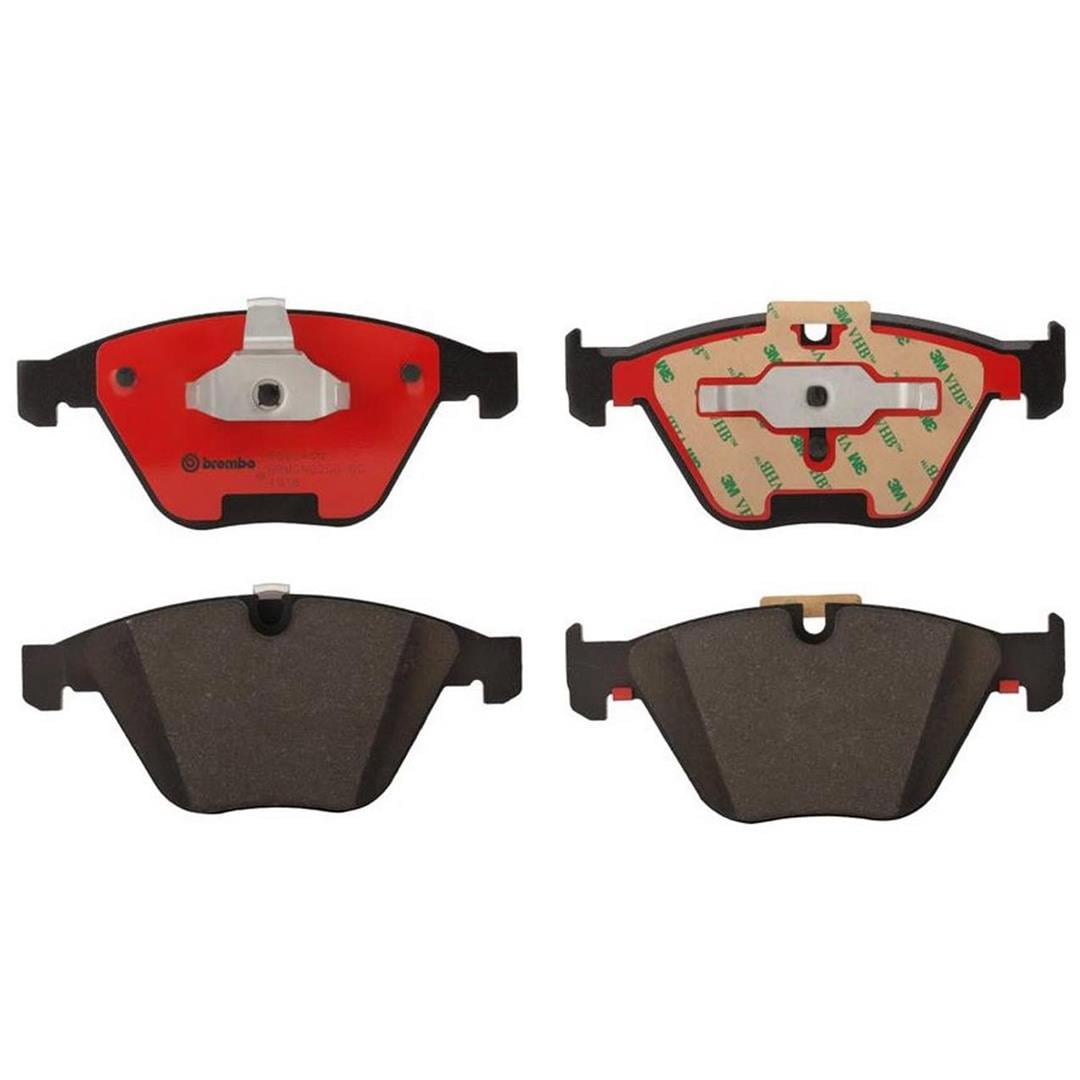Brembo OE P06046N Front Premium NAO Ceramic Brake Pads for 2008-2013 ...