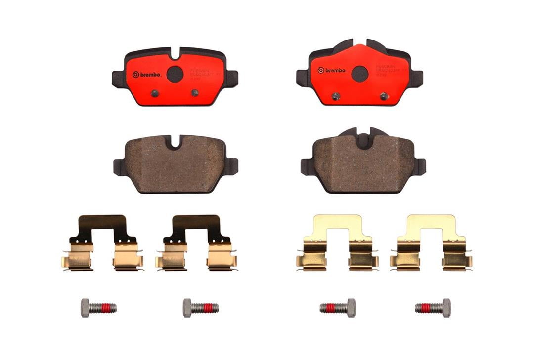 Brembo P06080N NAO BRAKE PADS Fits select: 2011-2016 MINI COOPER S ...