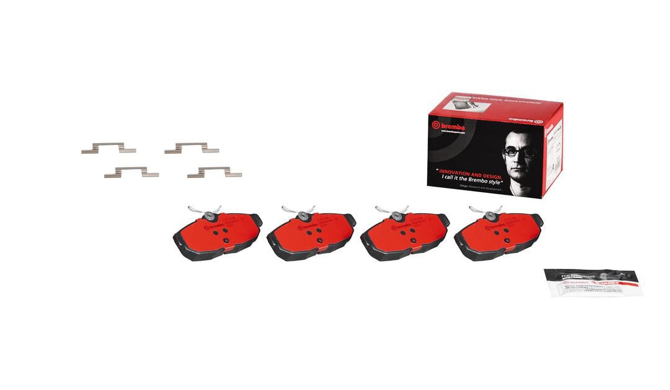 Brembo P24122N NAO BRAKE PADS Fits select: 2005-2010 FORD MUSTANG, 2011 ...