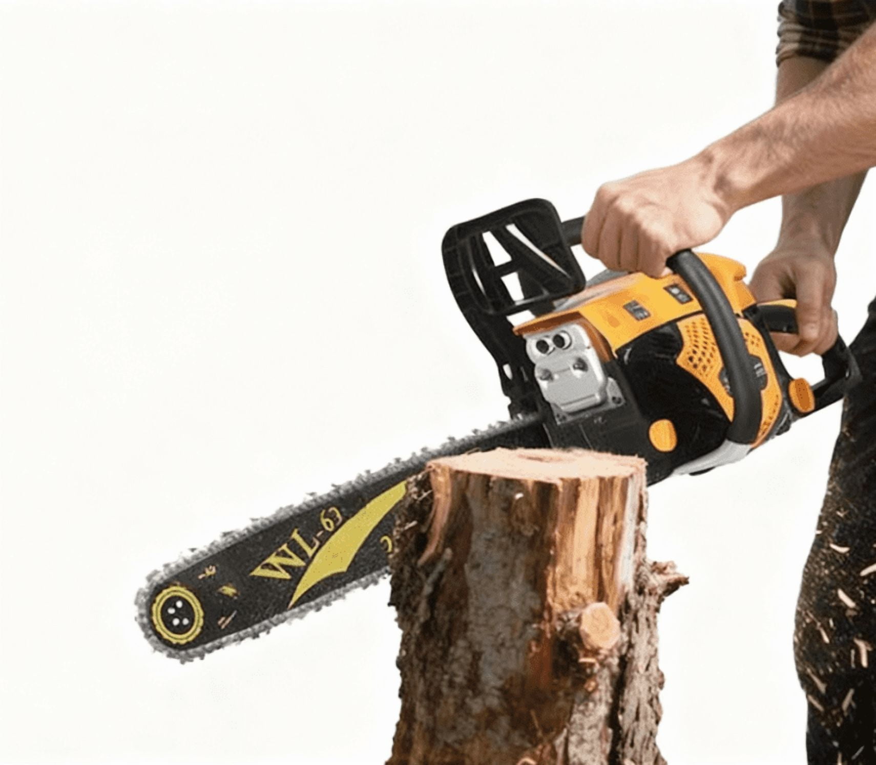 Bremoi 63CC 20-Inch Gas Powered Chainsaw, 2-Stroke Chain Saw with Anti ...