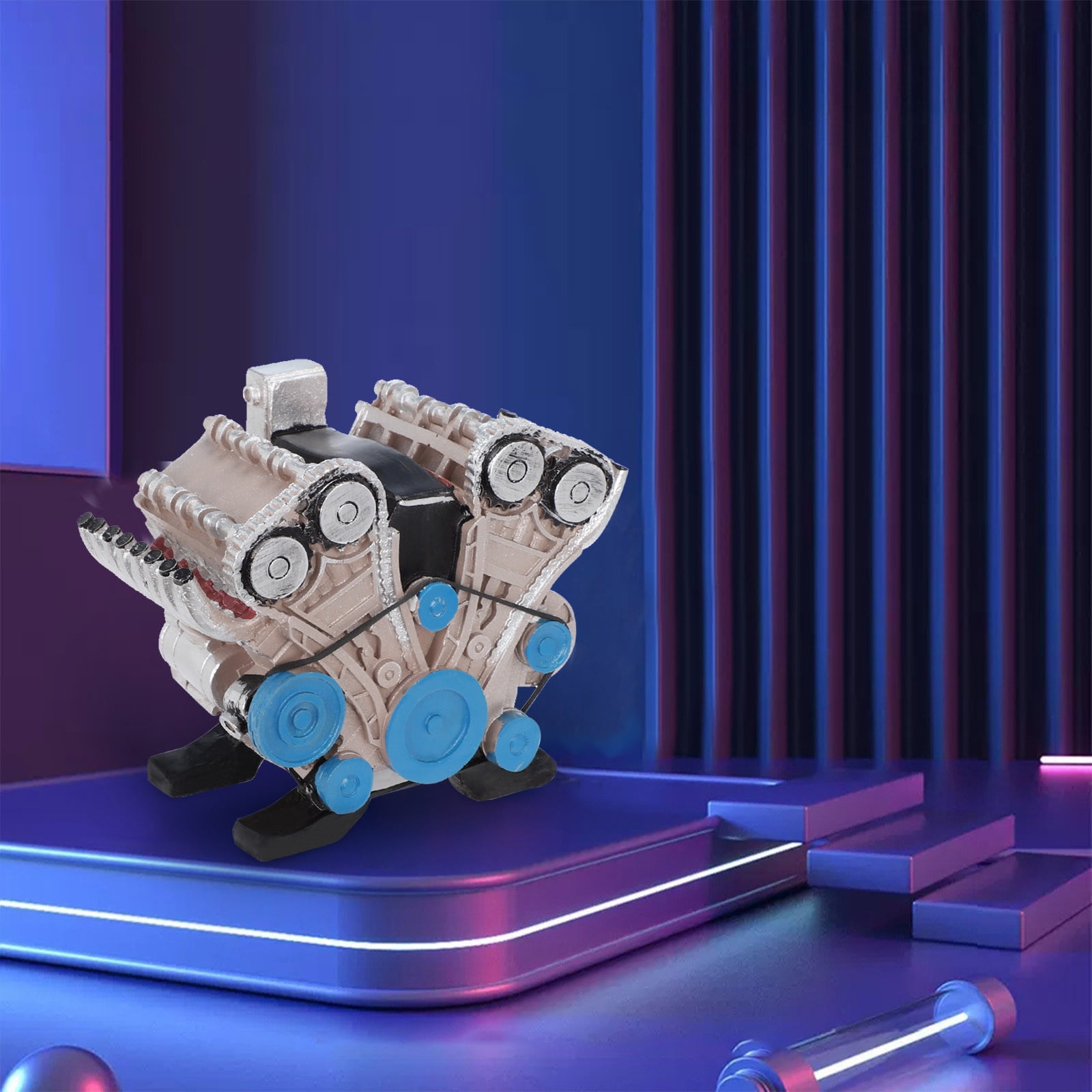 Brenberke Engine Model Desktop Engine 8 Cylinder Car Engine Model ...