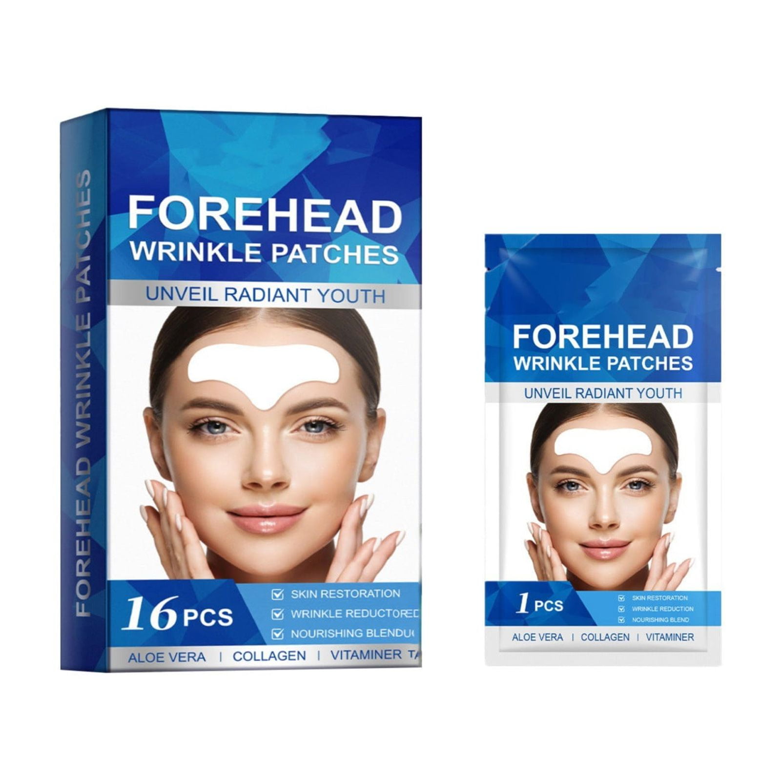 Brenberke Forehead Wrinkle Patch Moisturizes Moisturizes Firms ...