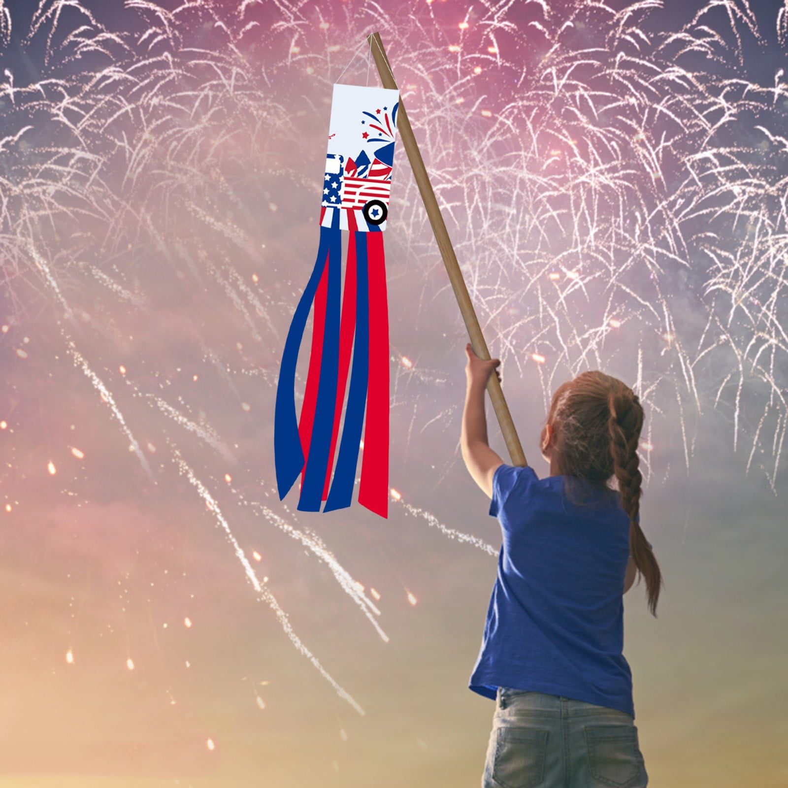 Brenberke Independence Day Flag 2022 Outdoor Wind Bag Courtyard ...