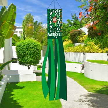 BUTORY Halloween Windsock Pumpkin Skeleton Hand Flag with String Lights ...