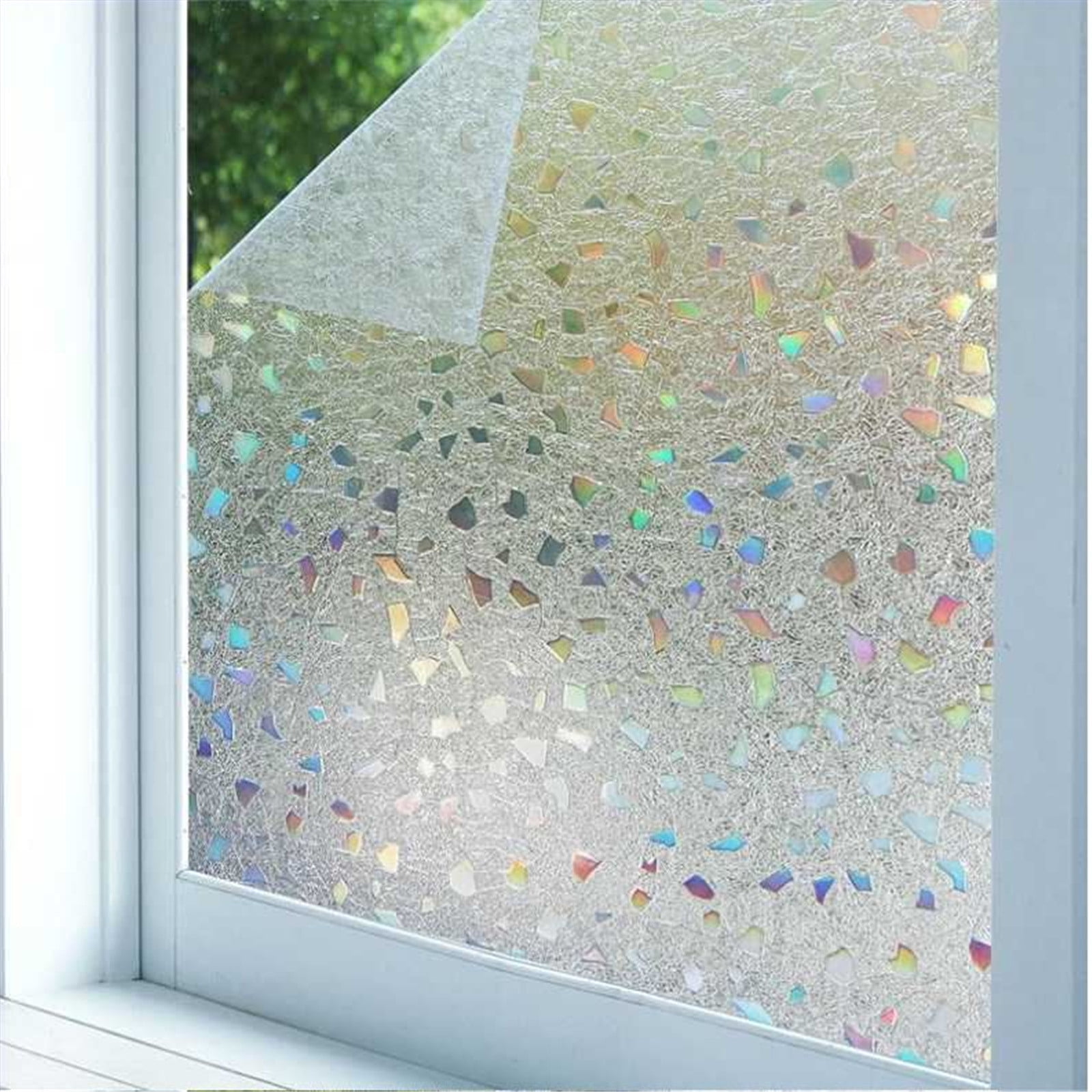 Brenberke Privacy Window Film, Frosted Window Stickers For Living Room ...
