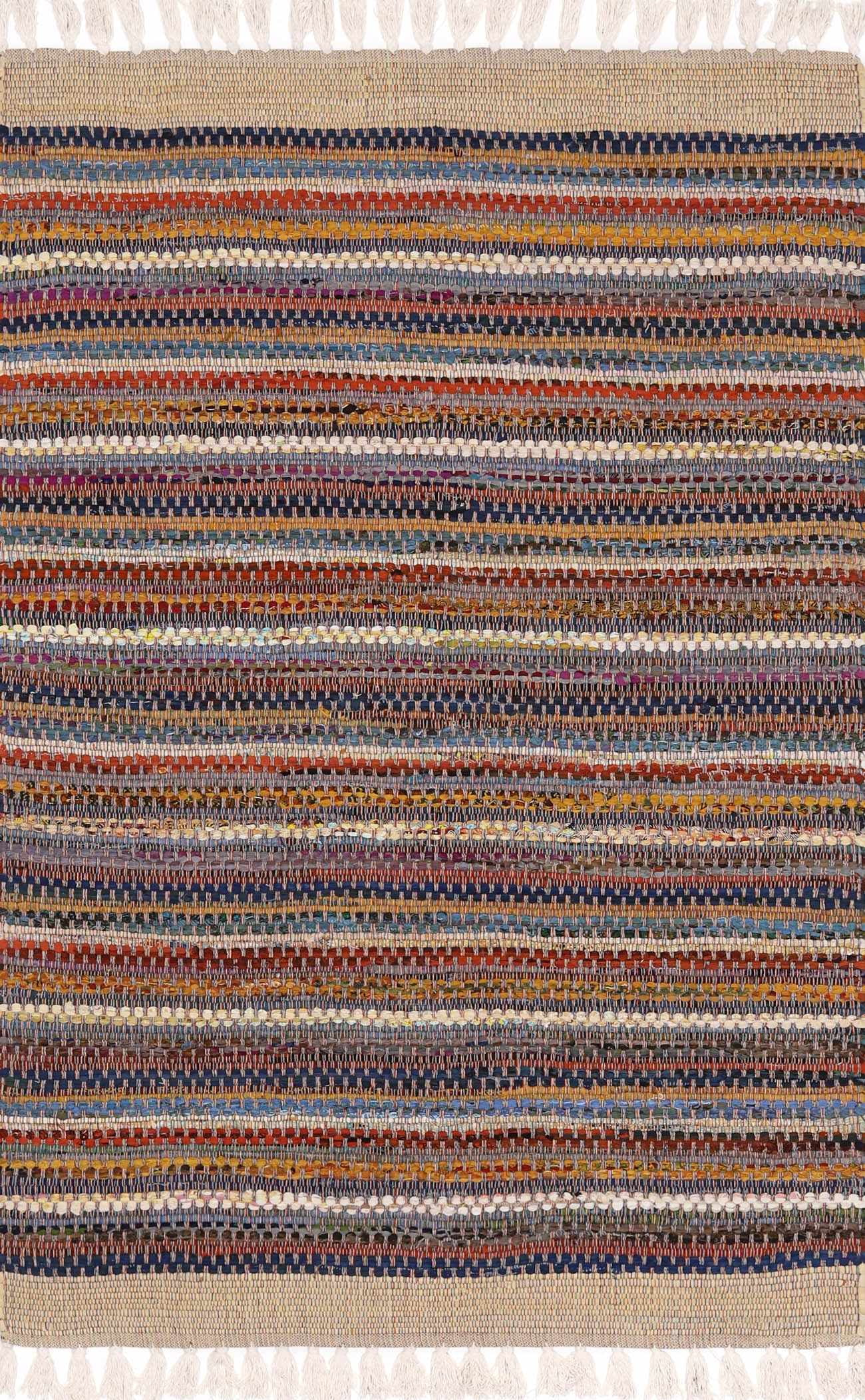 BoutiqueRugs Brenda Bohemian Hand Loomed Area Area Rug - Indigo, Tan ...