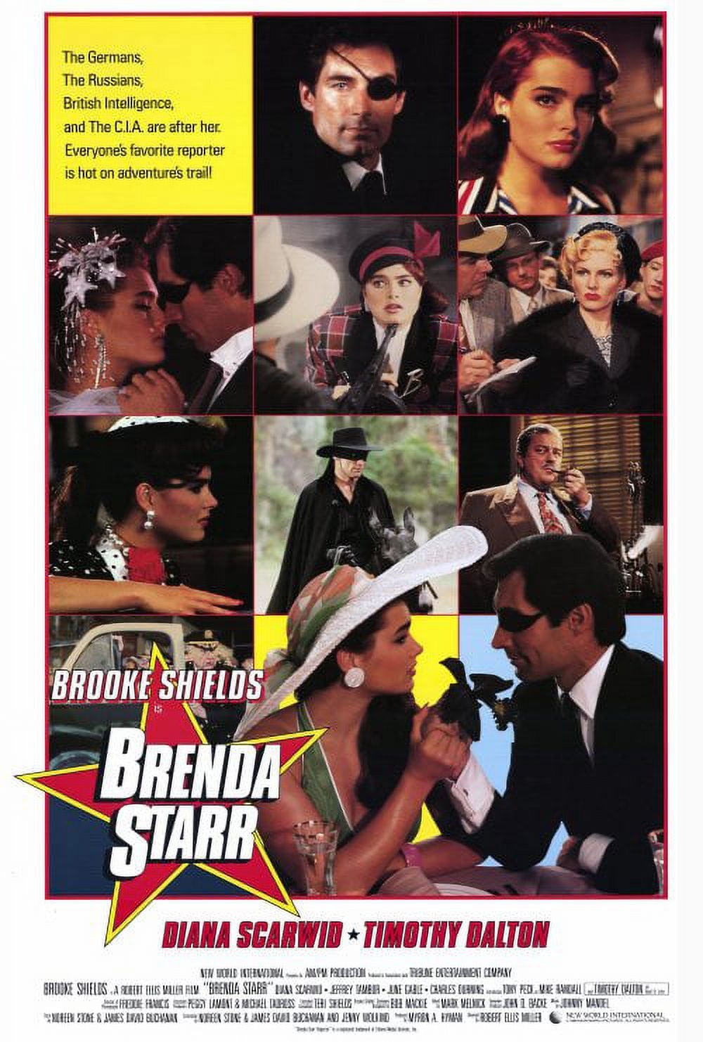 Brenda Starr - movie POSTER (Style A) (27" x 40") (1986) - Walmart.com