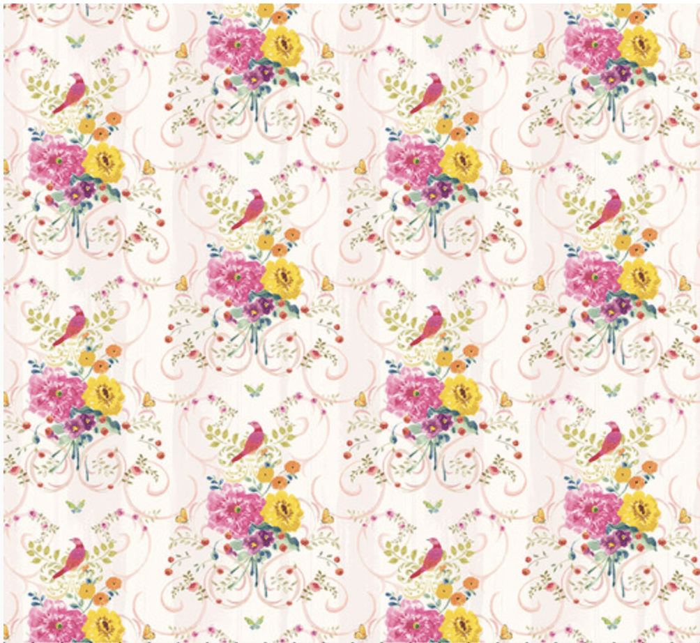 Brenda Walton Laurelwood Festoon Blush Fabric By The Yard - Walmart.com