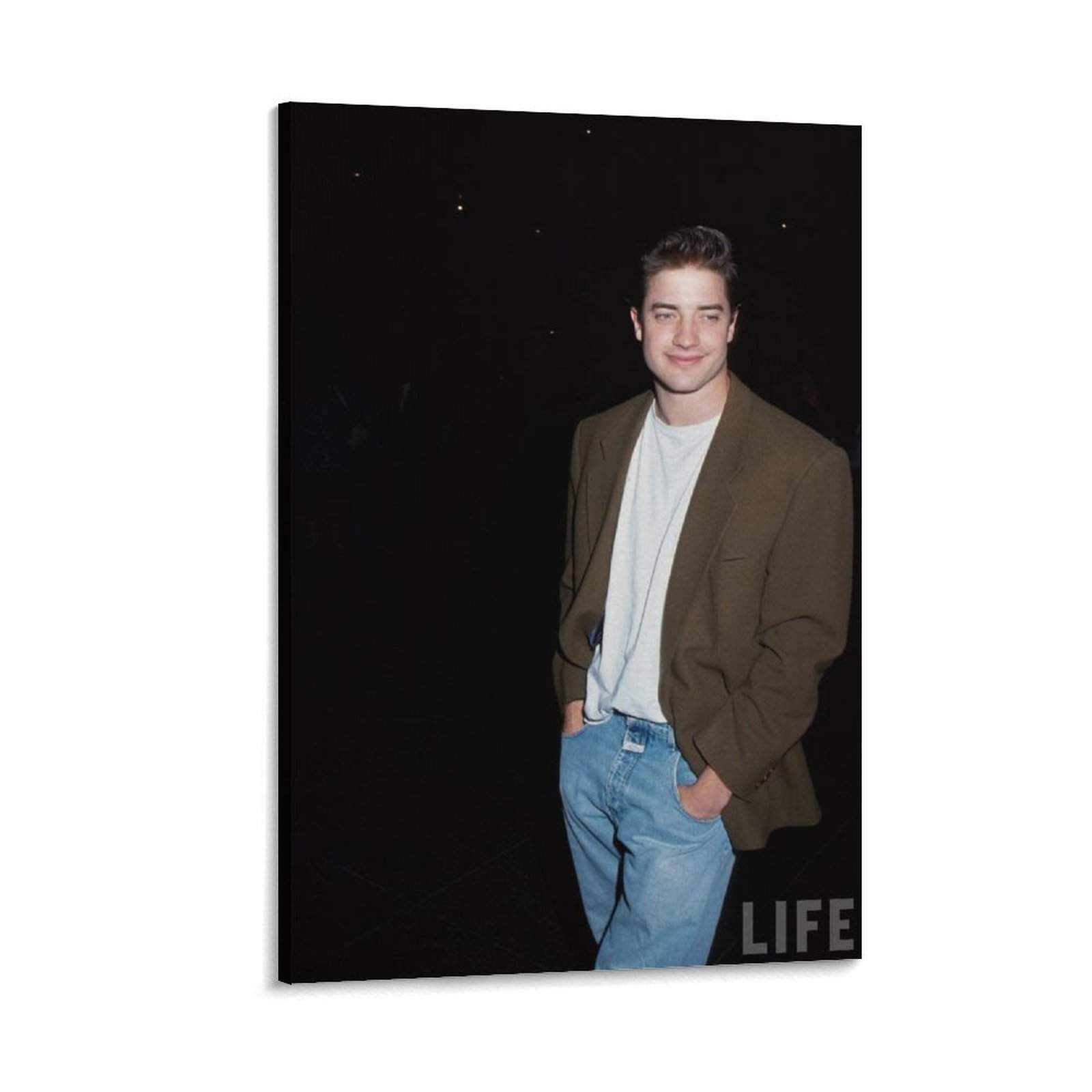 Brendan Fraser Actor Poster Picture Print Canvas Poster Wall Paint Art ...