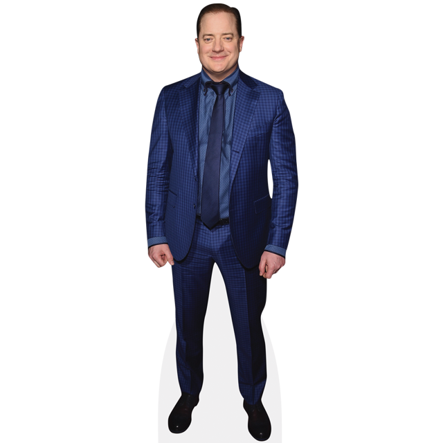 Brendan Fraser (Blue Suit) Mini Cardboard Cutout Standee - Walmart.com
