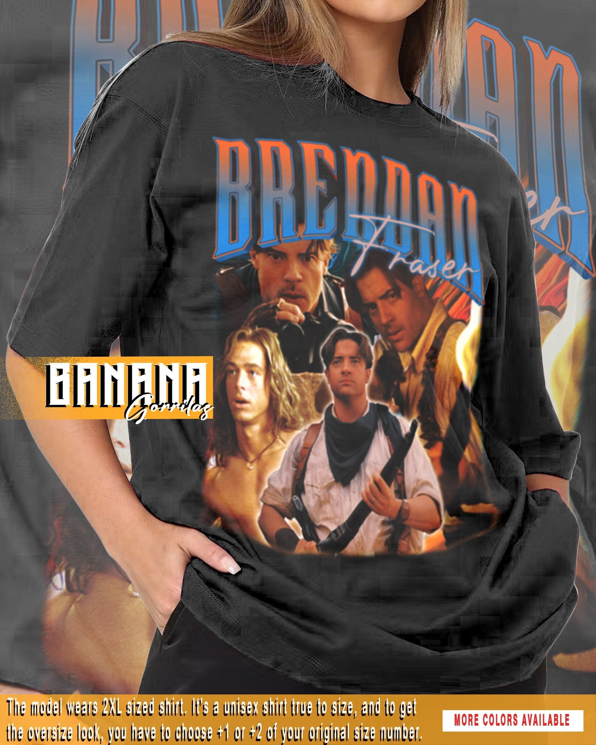Brendan Fraser Shirt Character Movie Vintage Retro Brendan Fraser T