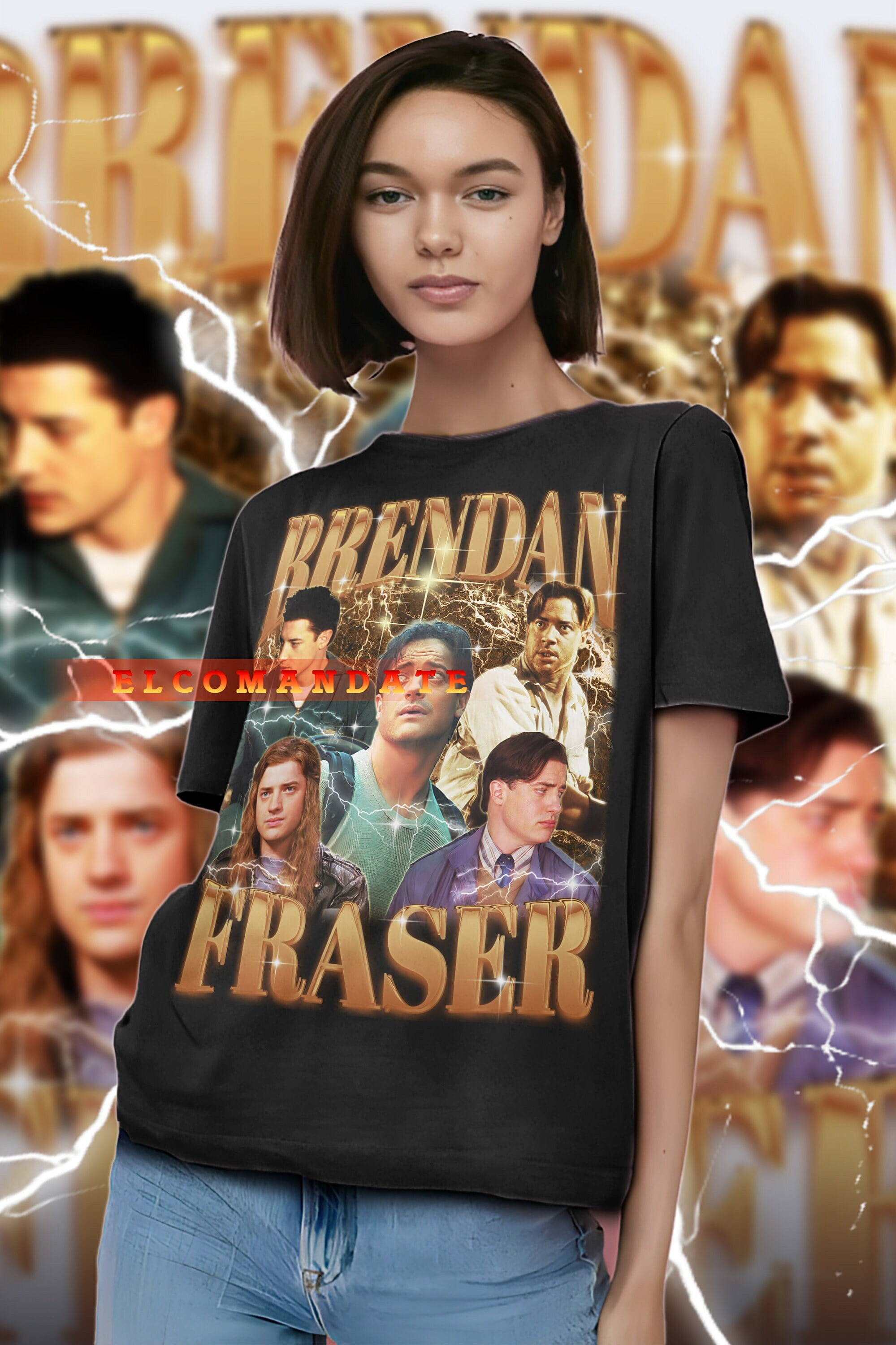 Brendan Fraser Vintage Shirt Brendan Fraser Homage Tshirt Brendan ...