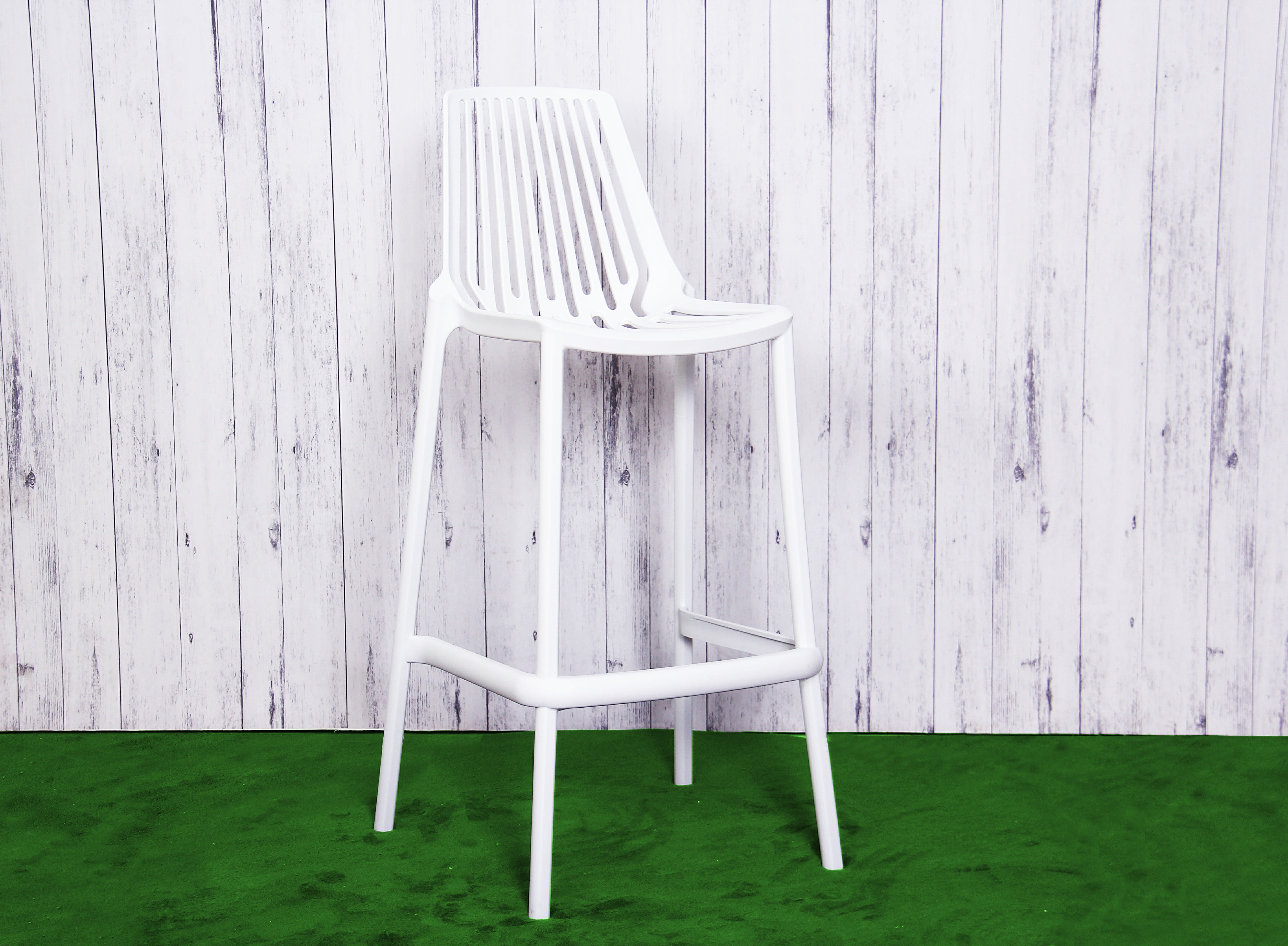 Brenna Plastic Bar Stool - Lightweight & Stackable - Walmart.com