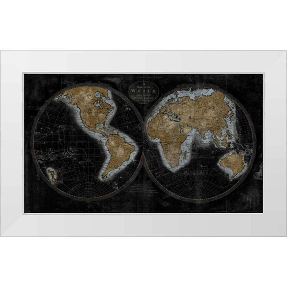 Brennan, Russell 18x12 White Modern Wood Framed Museum Art Print Titled ...