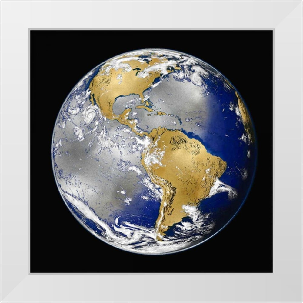 Brennan, Russell 20x20 White Modern Wood Framed Museum Art Print Titled ...