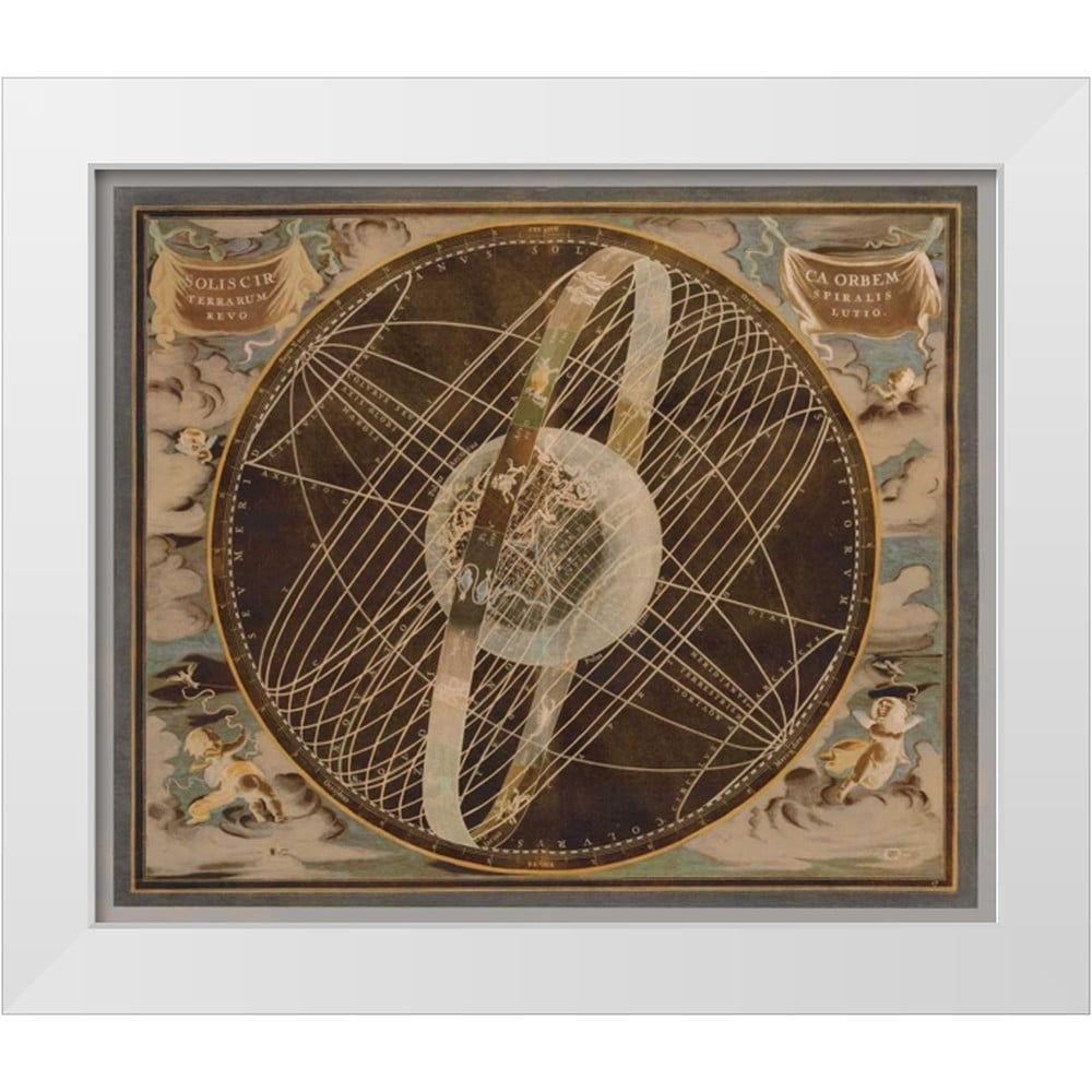 Brennan, Russell 30x26 White Modern Wood Framed Museum Art Print Titled ...