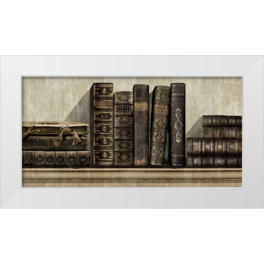 Brennan, Russell 32x18 White Modern Wood Framed Museum Art Print Titled ...