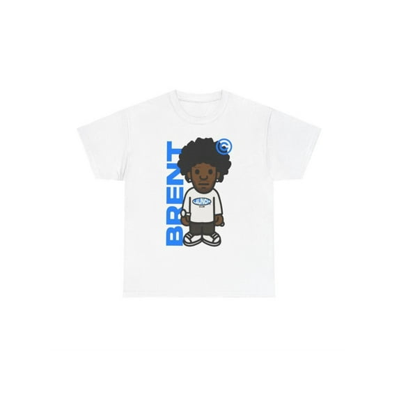 Brent Faiyaz Cartoon Graphic Boxy Fit T-shirt Streetwear Music Fan Tee ...