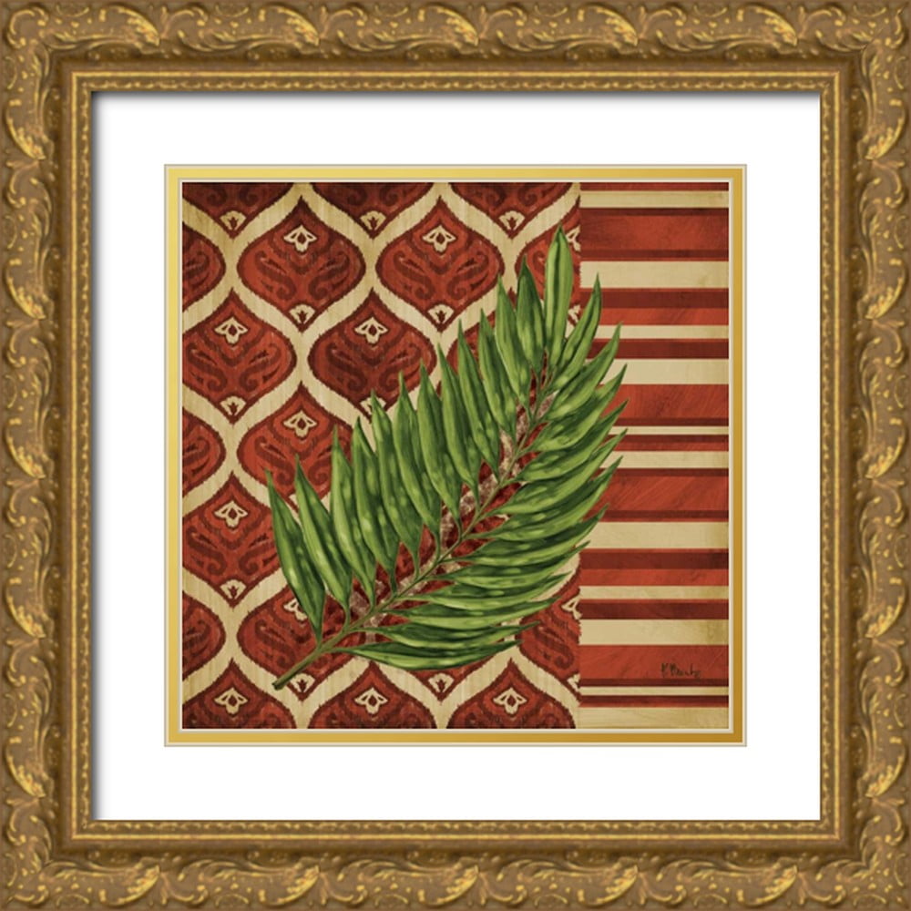 Brent, Paul 12x12 Gold Ornate Wood Framed with Double Matting Museum Art Print Titled - Sunset ...